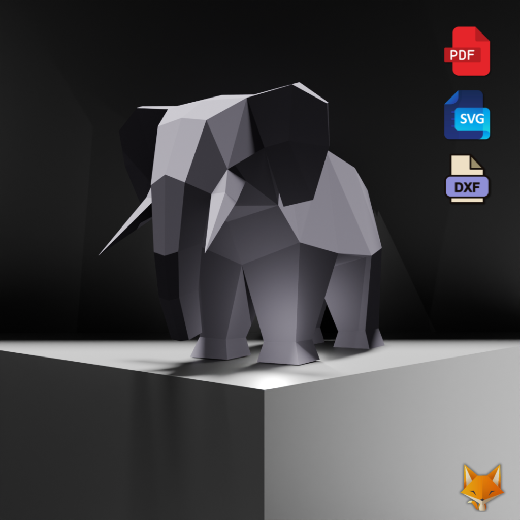 3D Paper Low Poly DIY Model Templates | Arul Papercraft