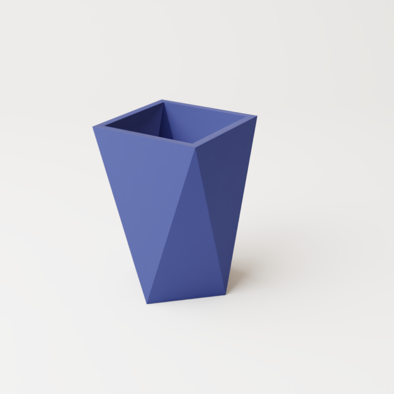3d Easy Flower Pot DIY Model in Pdf, Dxf Format, Kids Crafting ...