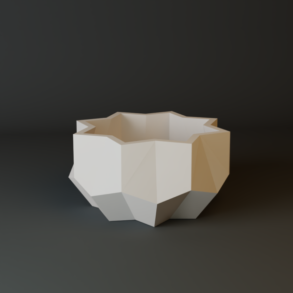 3d Flower Pot DIY Model in Pdf, Dxf Format, Kids Crafting Activities ...