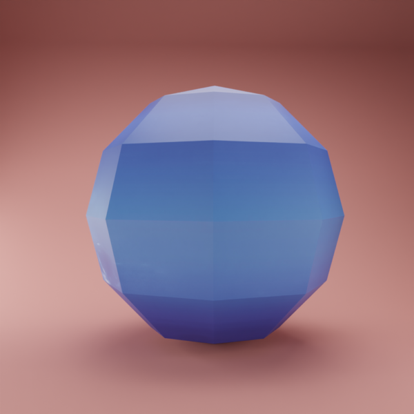 Low poly 3D Neptune Paper Model Template, DIY Craft (pdf, svg, dxf, png ...